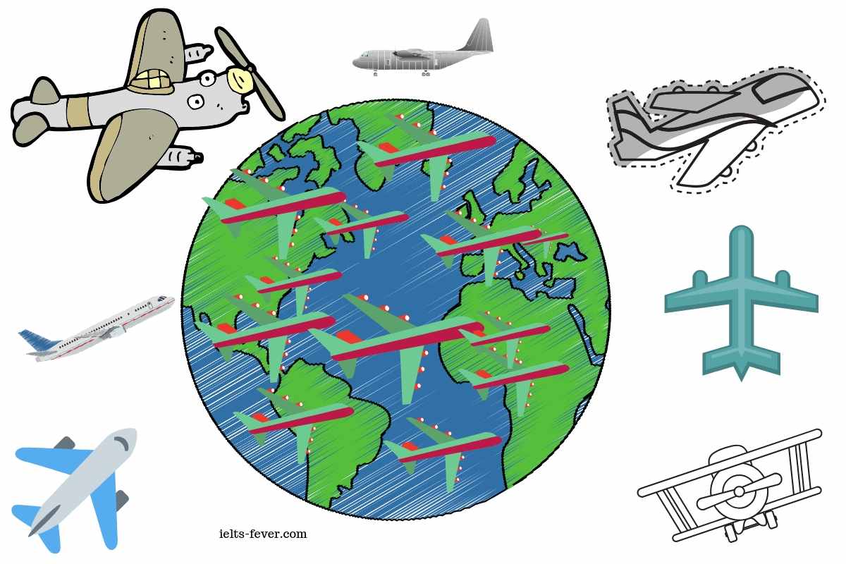 The world has seen an enormous increase in flight for travel